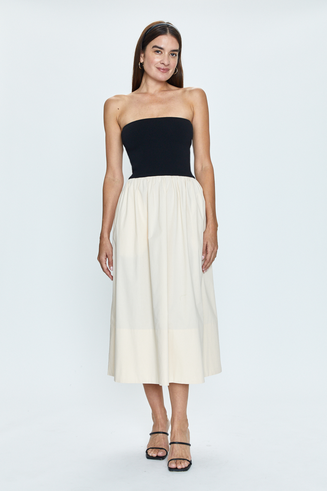 Pistola Mavo Tube Top Dress -Pepper and Salt – EQUATION